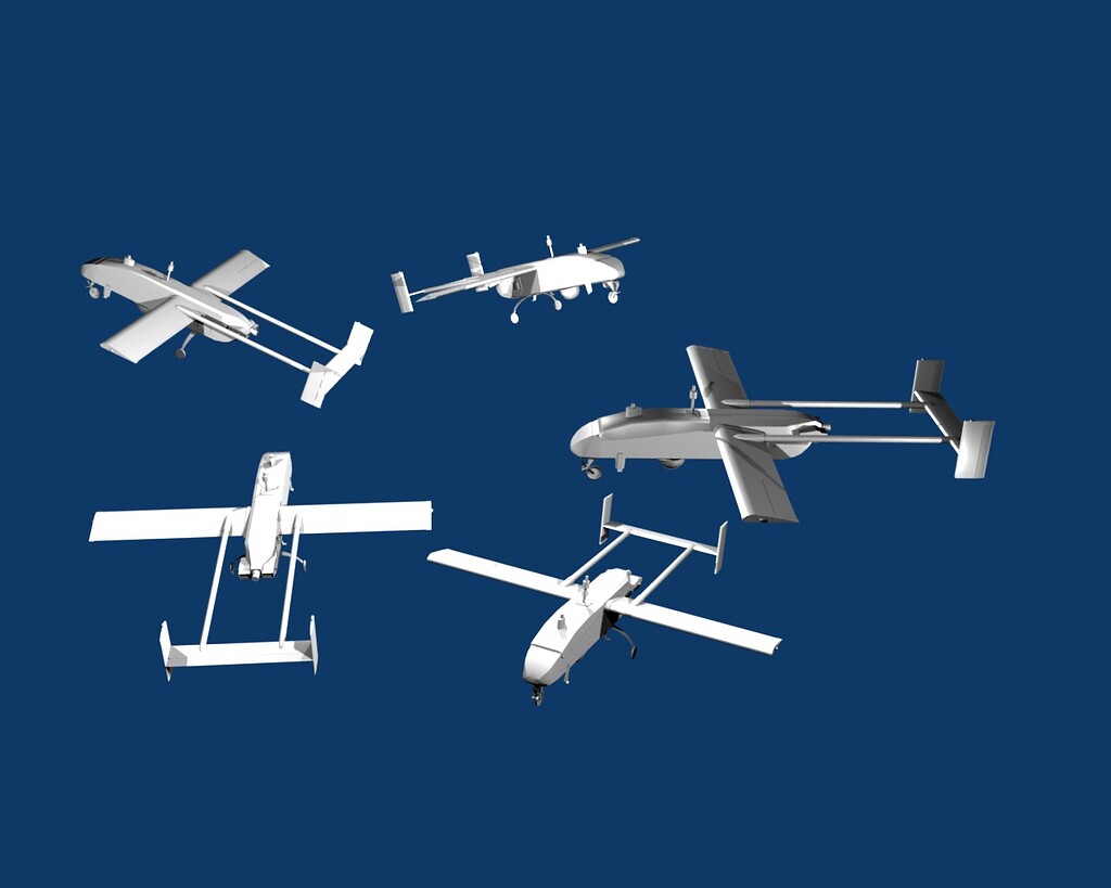 RQ2 UAV Drone model mesh pic - Community Showcases - Unity Discussions