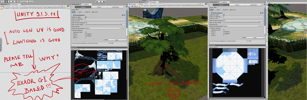 lightmap showing up a lot of black part - GI baked - Unity Engine - Unity Discussions