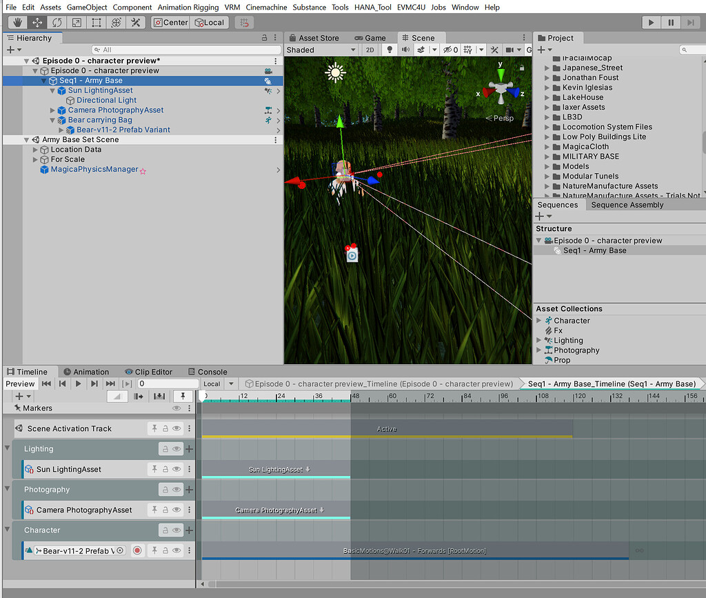 Sequences and scene activation hard to use as scene keeps deactivating - Unity Engine - Unity ...