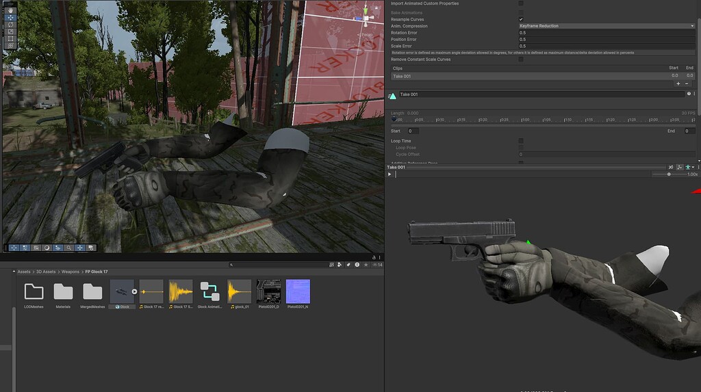 How to Set Default Position of Model with Imported Animation - Unity Engine - Unity Discussions