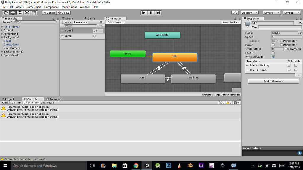 Animation Won't Play! - Unity Engine - Unity Discussions Animation Won't Play! - Unity Engine - Unity Discussions