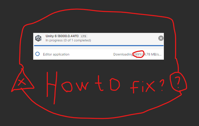 How To Fix Unity Editor Download Stuck at 99% - Questions & Answers ...