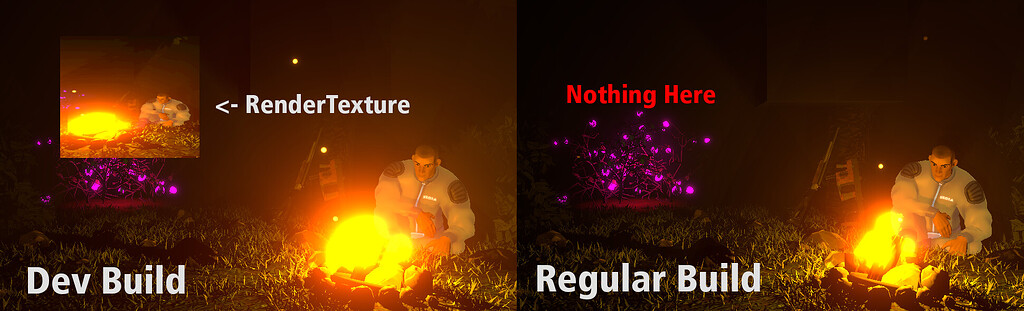 RenderTexture with HDRP not working in release build. - Unity Engine - Unity Discussions