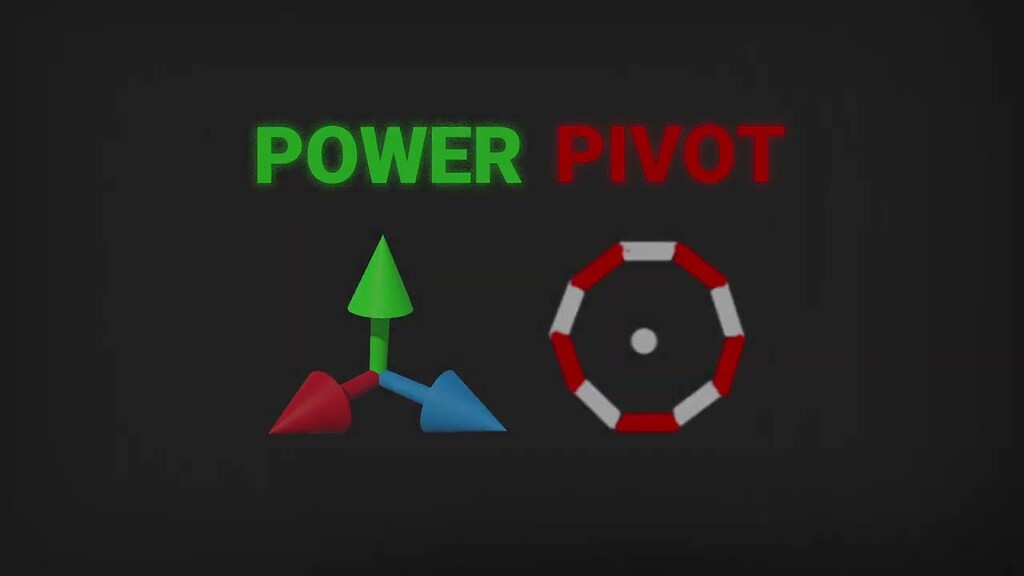 ️ Power Pivot (formerly Pivot Cursor) : Rotate & scale around any point without parenting ...