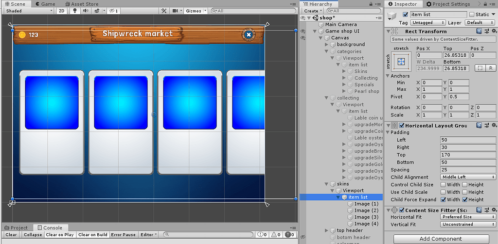 scroll view / horizontal layout group, make child image 100% height while keeping aspect ratio ...