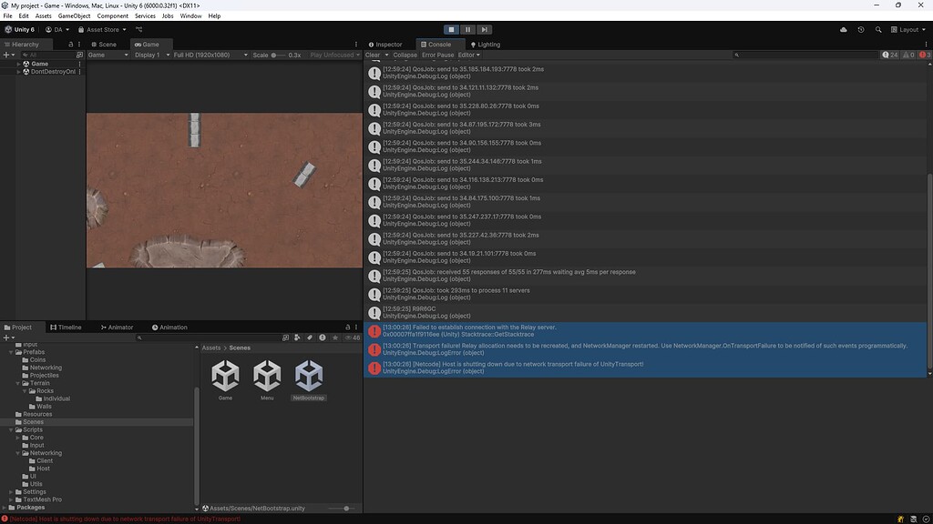 Relay connection failure after exactly one minute - Unity Services - Unity Discussions