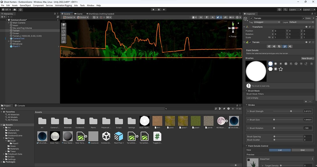 HDRP terrain placing detail mesh in ground - Unity Engine - Unity Discussions