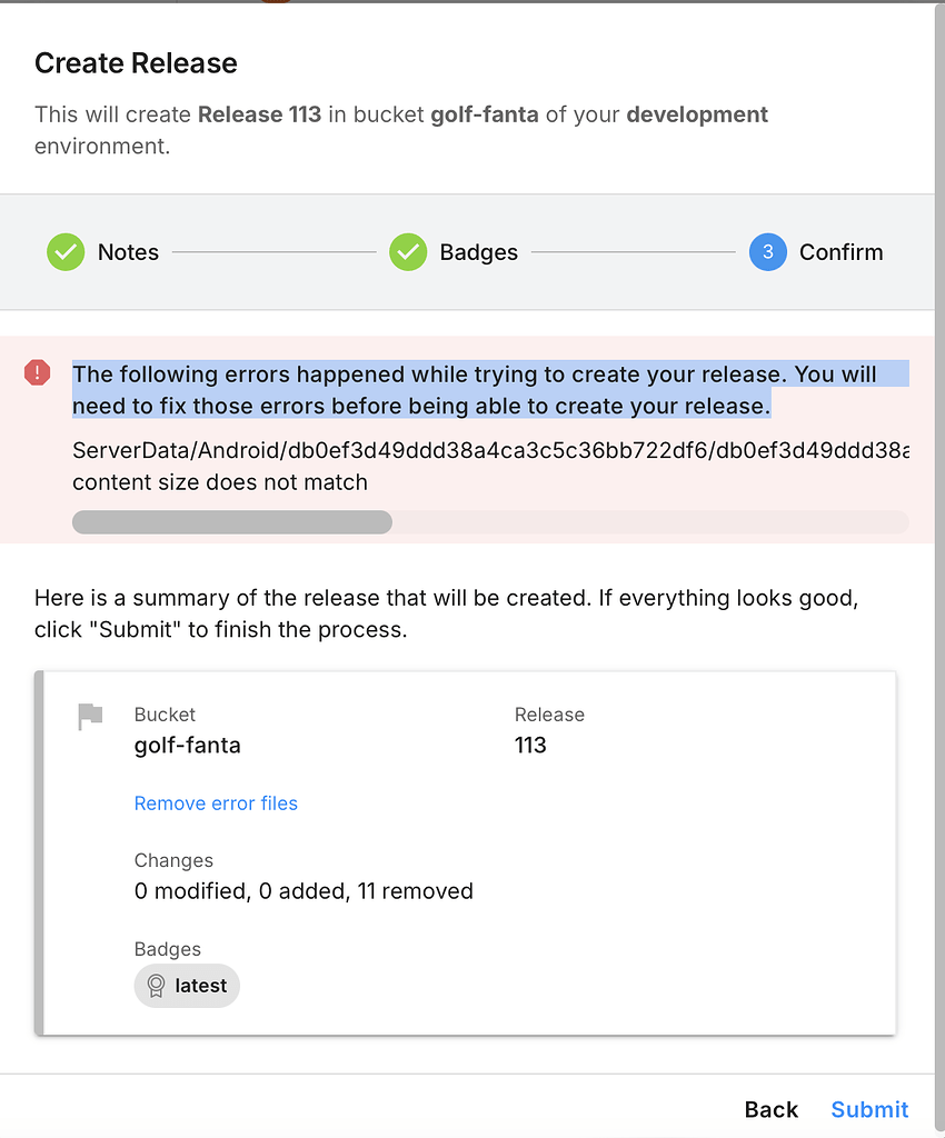 CCD creating release issue - Unity Services - Unity Discussions