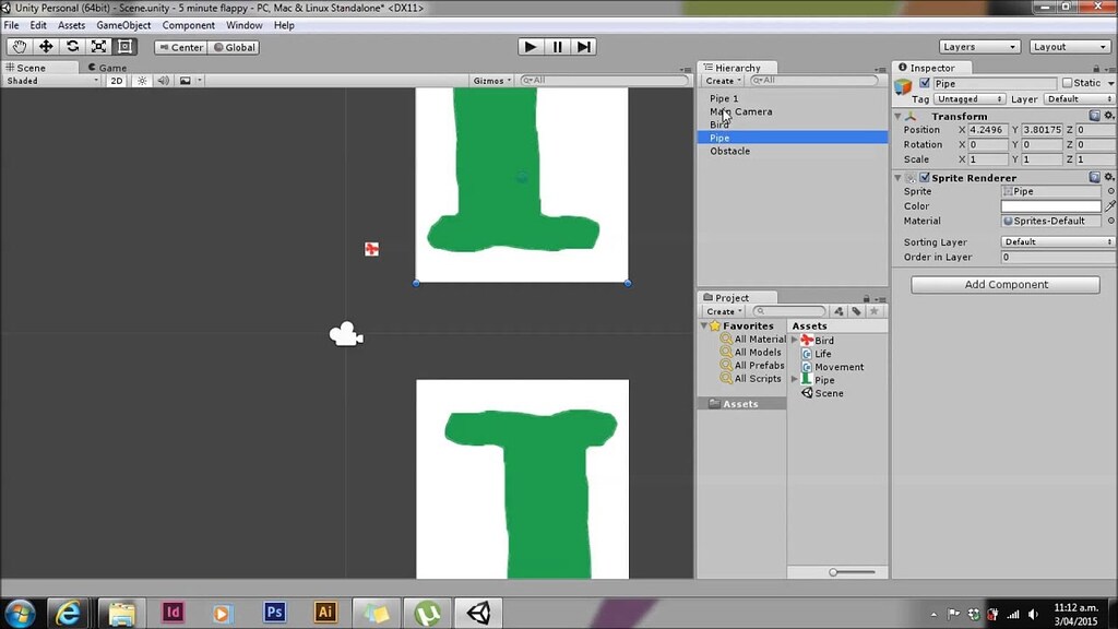 Flappy clone tutorial - Getting Started - Unity Discussions