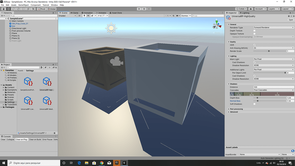 Universal RP Shadow problem - Gaps - Unity Engine - Unity Discussions
