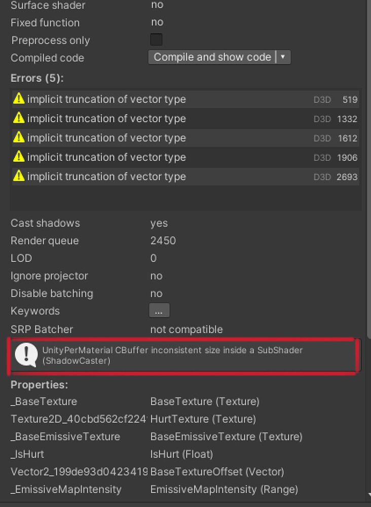 What makes a shader SRP batcher incompatible? - Unity Engine - Unity Discussions