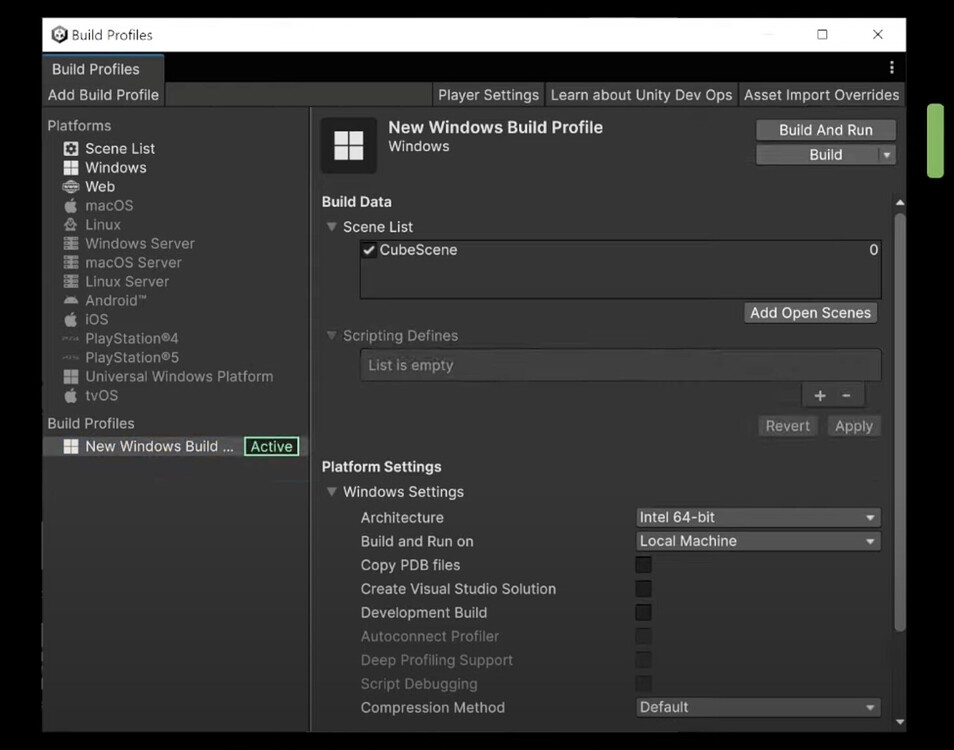 What you need to know about Build Profiles in Unity 6 - Technical ...