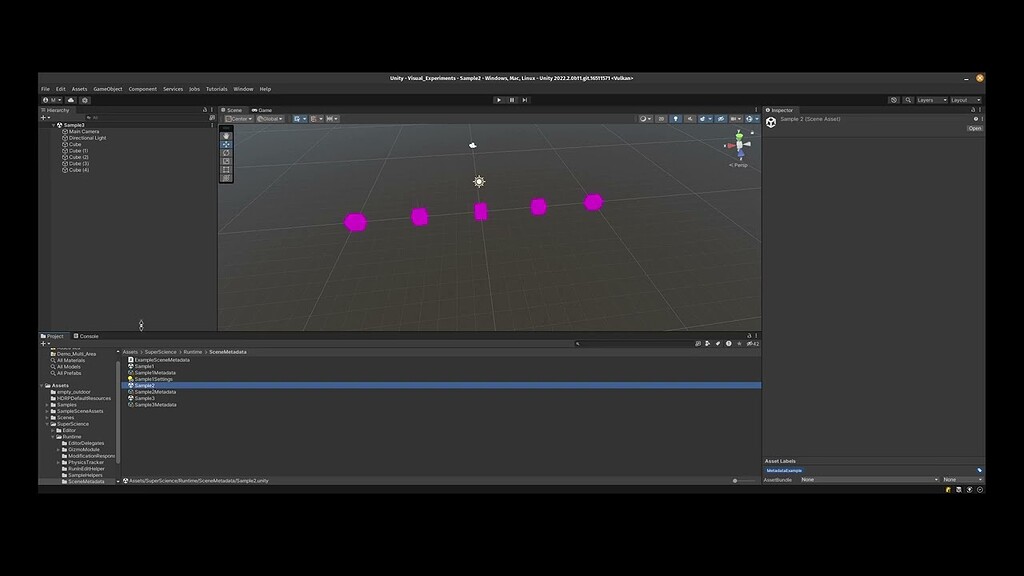 When adding an asset label to a scene asset, it disappears from .meta as soon as the scene is ...