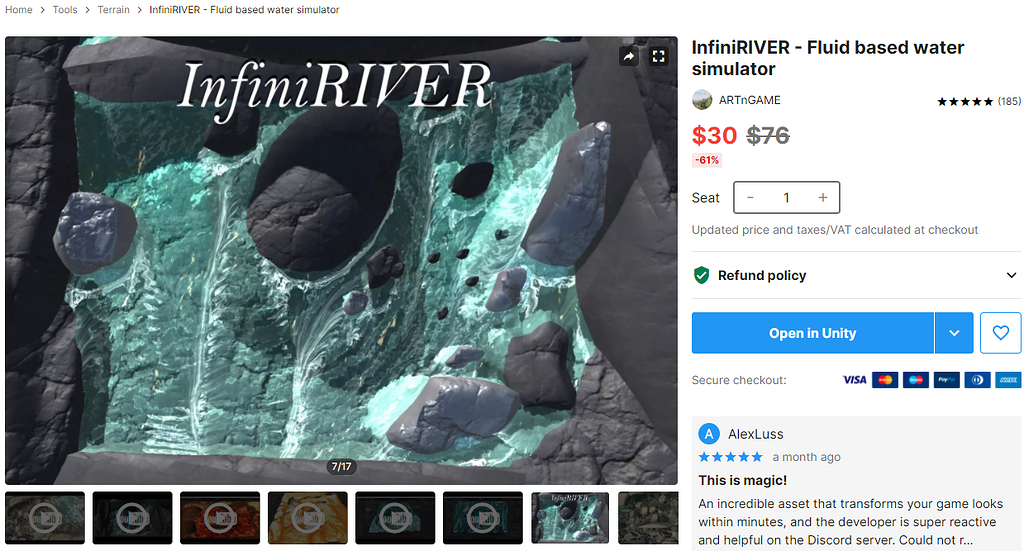 [Big bundle offer - Save $600! ] InfiniRIVER - Real time Fluid water ...