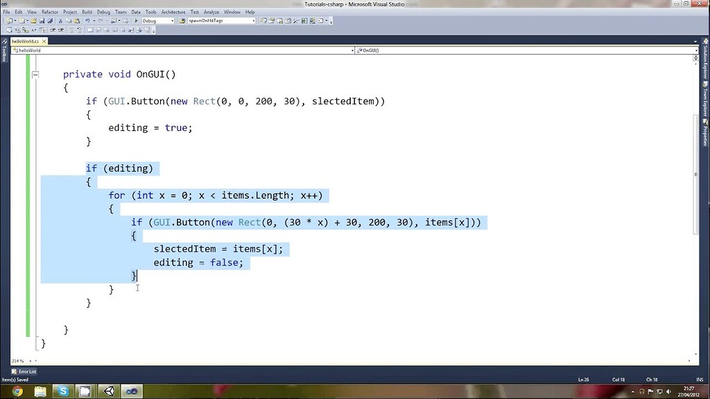Combo box problems - Unity Engine - Unity Discussions