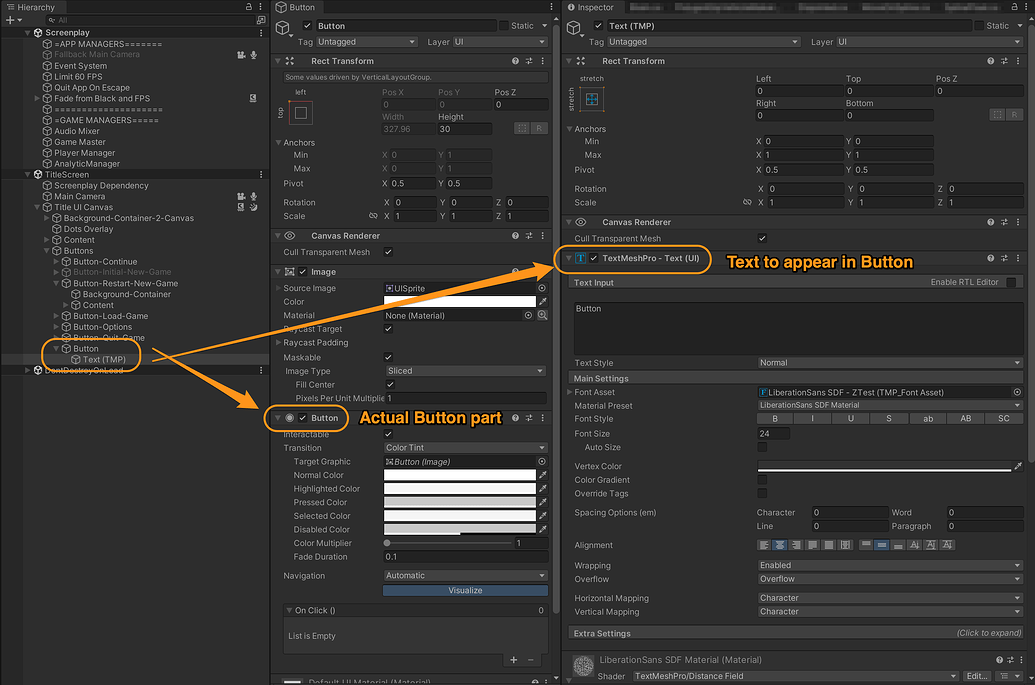 How To Reference Tmpro Button Unity Engine Unity Discussions 