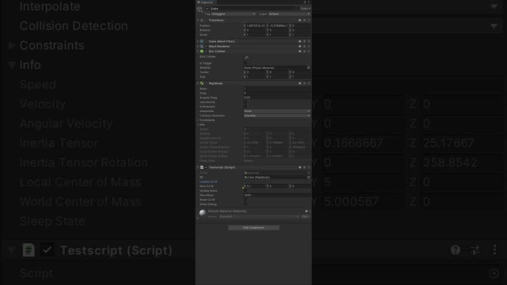 Drifting center of mass - Unity Engine - Unity Discussions