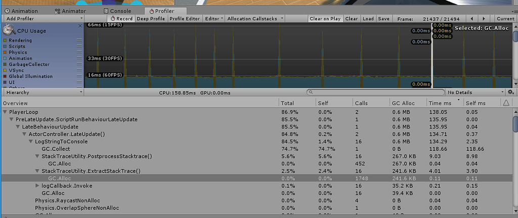 Huge Garbage Collection Spikes Unity Engine Unity Discussions 5878