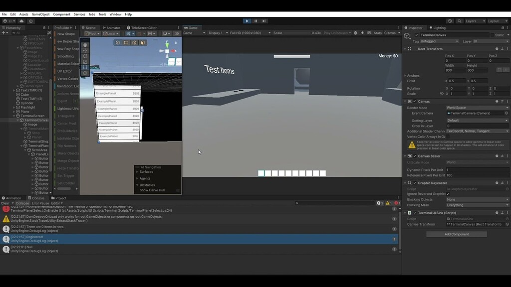 Why is my World Space Canvas acting like a Screen Space Canvas when it comes to clicking ...
