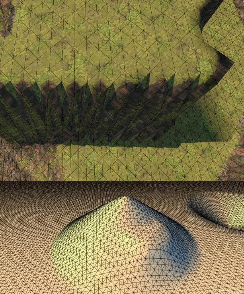 Fixing Unity's jagged terrain (Symmetric Grid) - Unity Engine - Unity Discussions