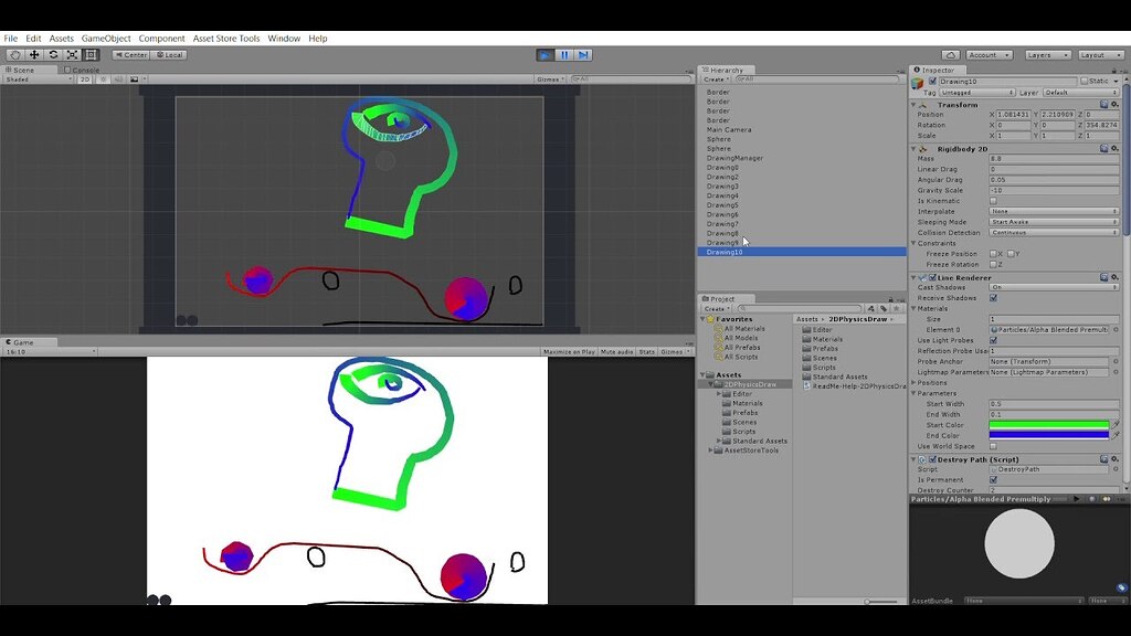 how to 2D Physics Draw With Collider - Unity Engine - Unity Discussions