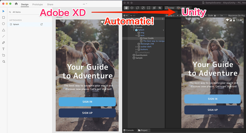 AkyuiUnity.Xd - Generate Unity Prefab from Adobe XD - Community Showcases - Unity Discussions
