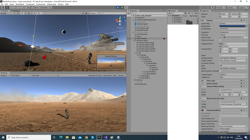 How can I use IK to make the player to rotate facing a target if the target is behind the player ...