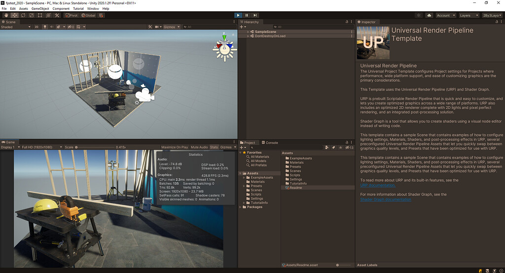 2021.1 playmode FPS so low that testing heavier scenes becomes undoable ...