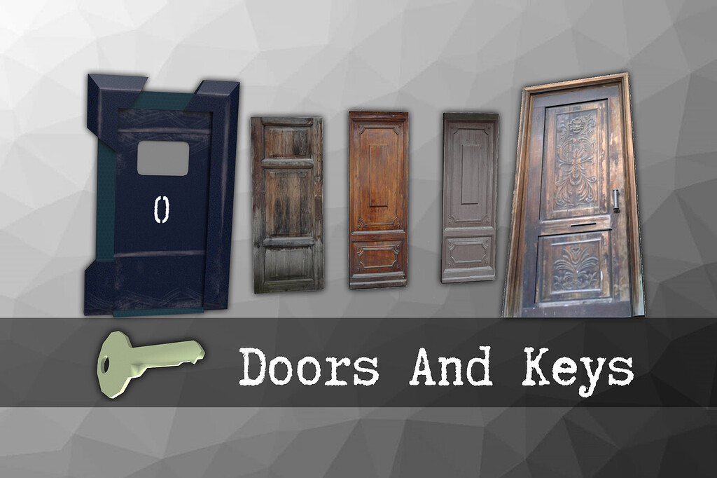 Doors and Keys [Scripts + 3D + Sounds] - Community Showcases - Unity ...