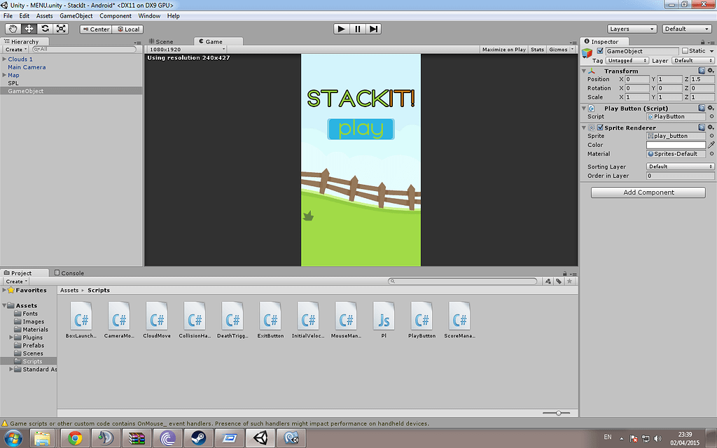 Sprite rendering with script - Unity Engine - Unity Discussions