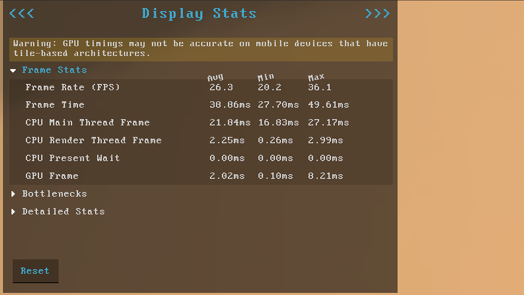 Does anyone recognise this VR stats panel? - Unity Engine - Unity Discussions