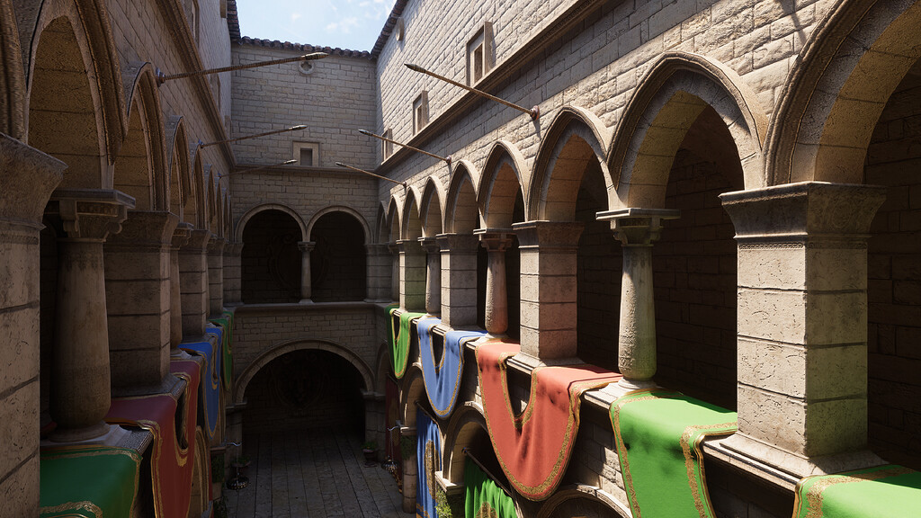Sponza Scene Download ready for HDRP - Community Showcases - Unity ...