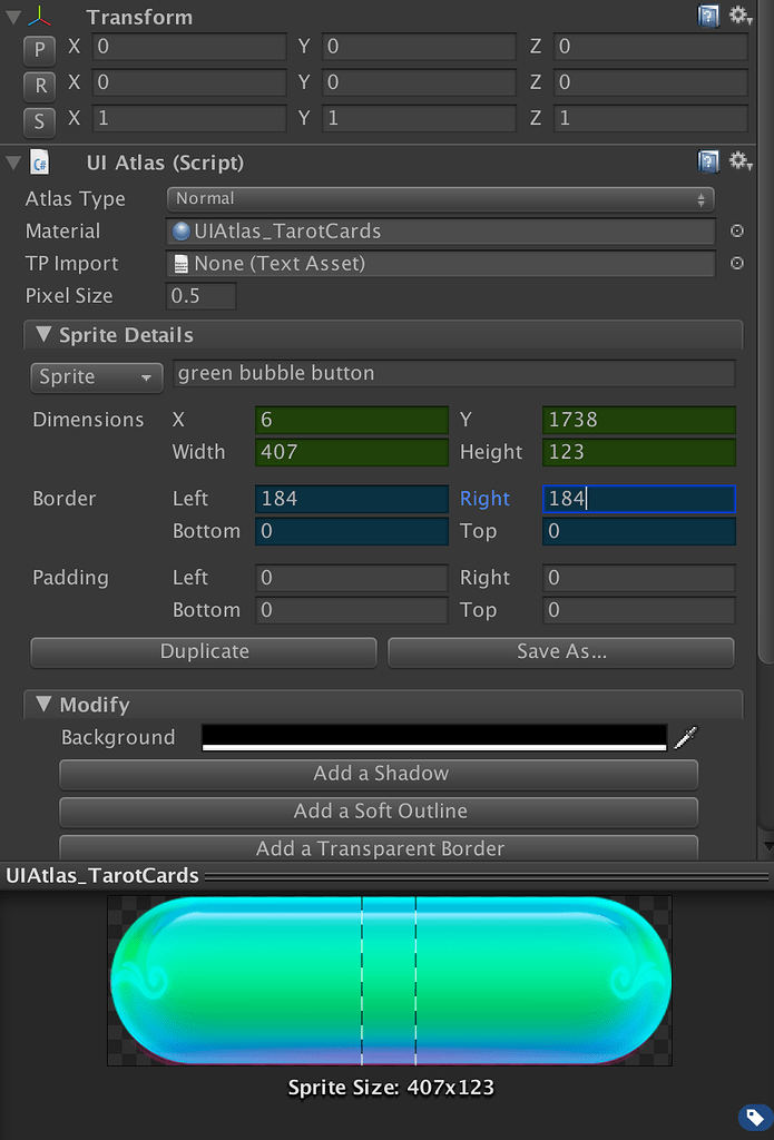 changing pixel size on the HD atlas to 0.5 breaks slicing in NGUI - Unity Engine - Unity Discussions