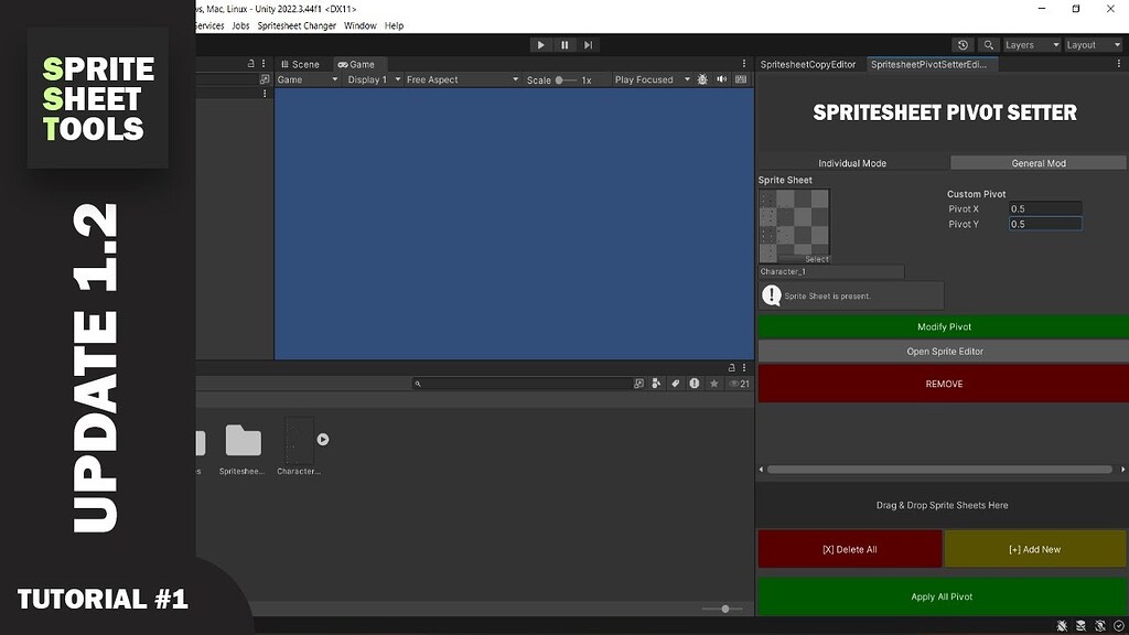 [UPDATE 1.2] Sprite Sheet Changer - Copying a Pivot and slice from one ...