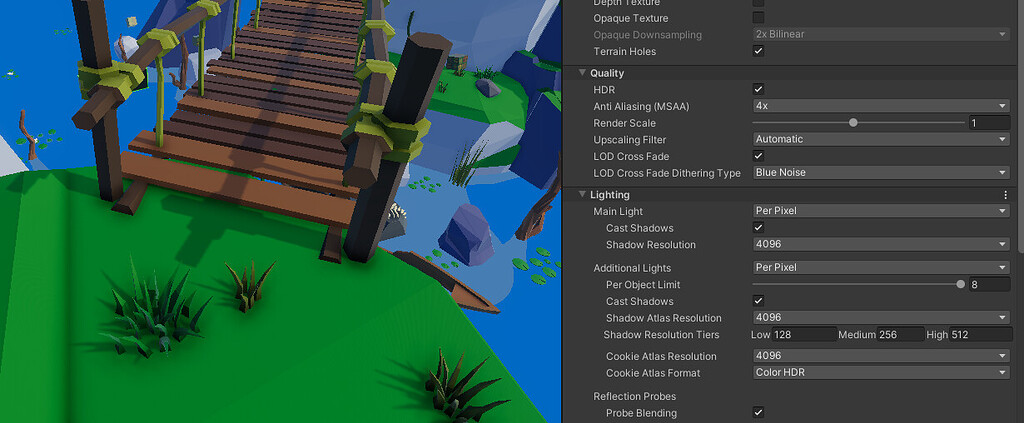 Lower resolution Realtime shadows look better - except for the banding - Unity Engine - Unity ...
