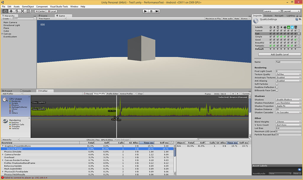 Understanding Performance On Android Unity Engine Unity Discussions 6558