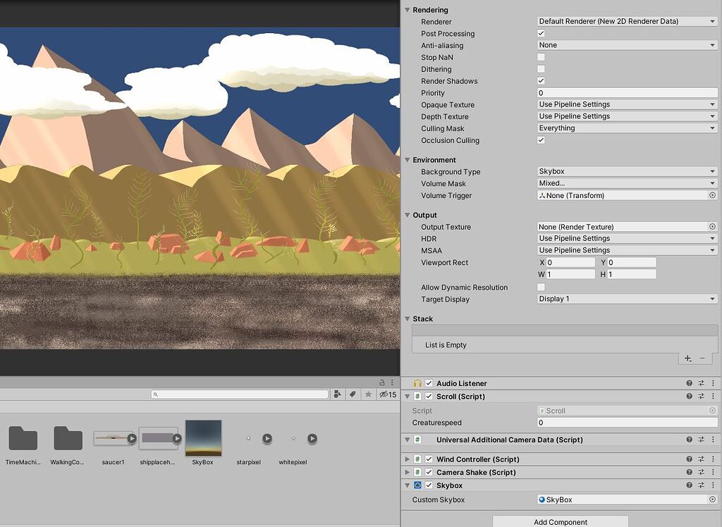 unable to switch from solid color to skybox - Unity Engine - Unity Discussions