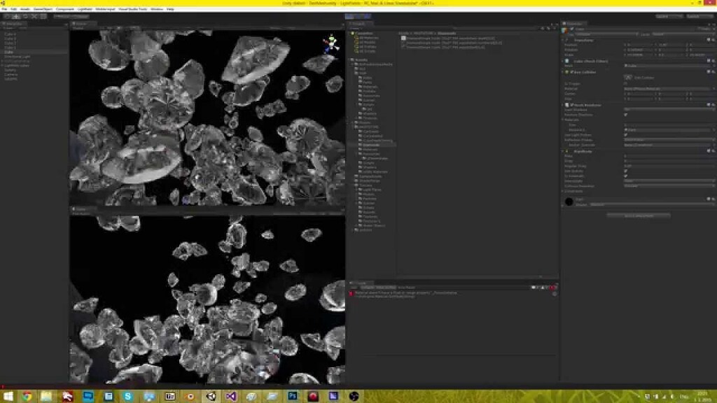 Raytraced Diamonds in realtime in Unity with lightfields (WIP ...