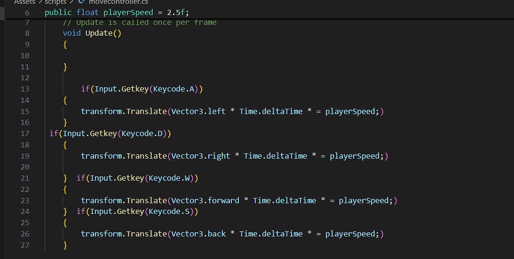 Error on script - Unity Engine - Unity Discussions Error on script - Unity Engine - Unity Discussions