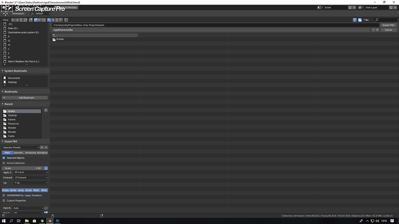 [SOLVED] Exported FBX from blender becomes transparent in Unity - Unity Engine - Unity Discussions
