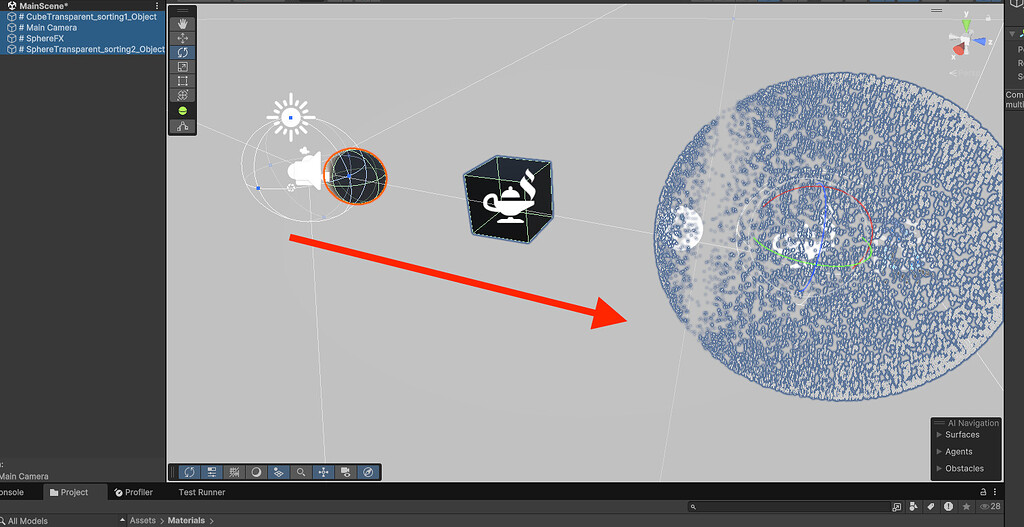 How do I specify the order in which objects and Visual Effect Graph are drawn? - Unity Engine ...