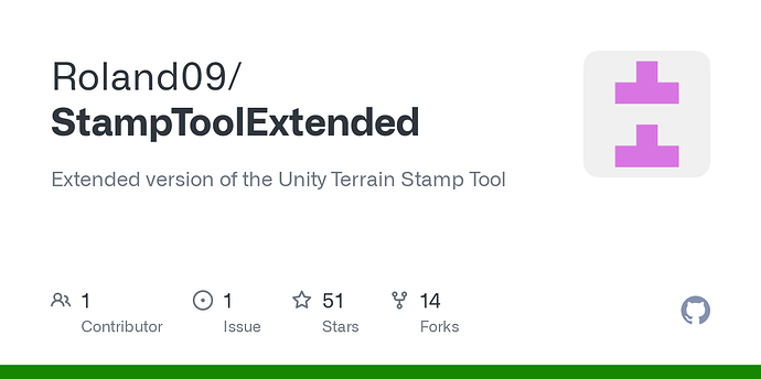 [free] Terrain Stamps (github). - Community Showcases - Unity Discussions