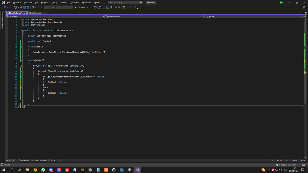 Problem With An Array Of Gameobjects Unity Engine Unity Discussions
