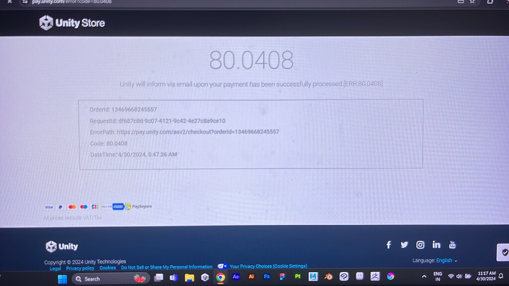 Paid For An Asset And Did The Transaction Also Money Got Deducted But Asset Was Not Purchased