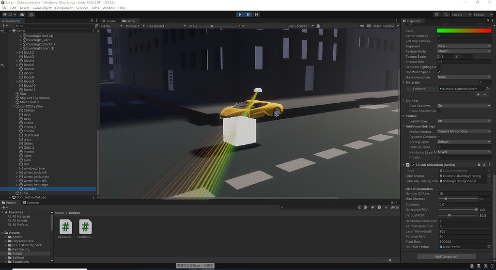 Lidar Ray Tracing Problem - Unity Engine - Unity Discussions