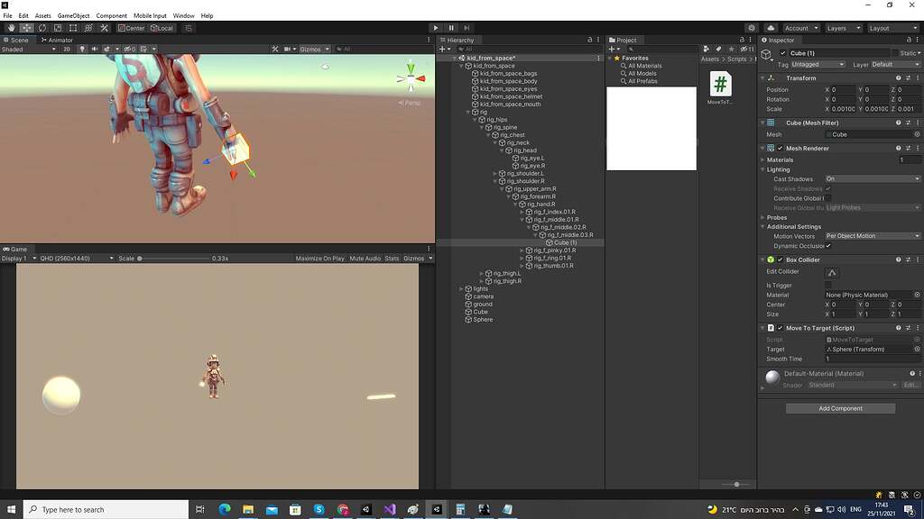 How can I move a child object to a target using smoothdamp ? - Unity Engine - Unity Discussions