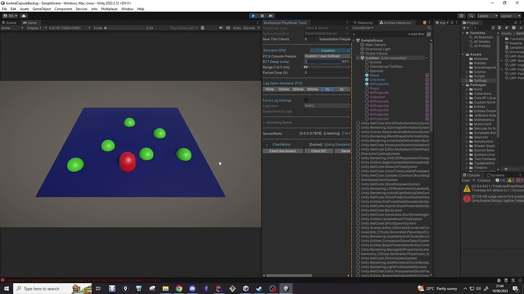 Debugging A Player Spawned Ghost Spawning Multiple Times On Client Unity Engine Unity