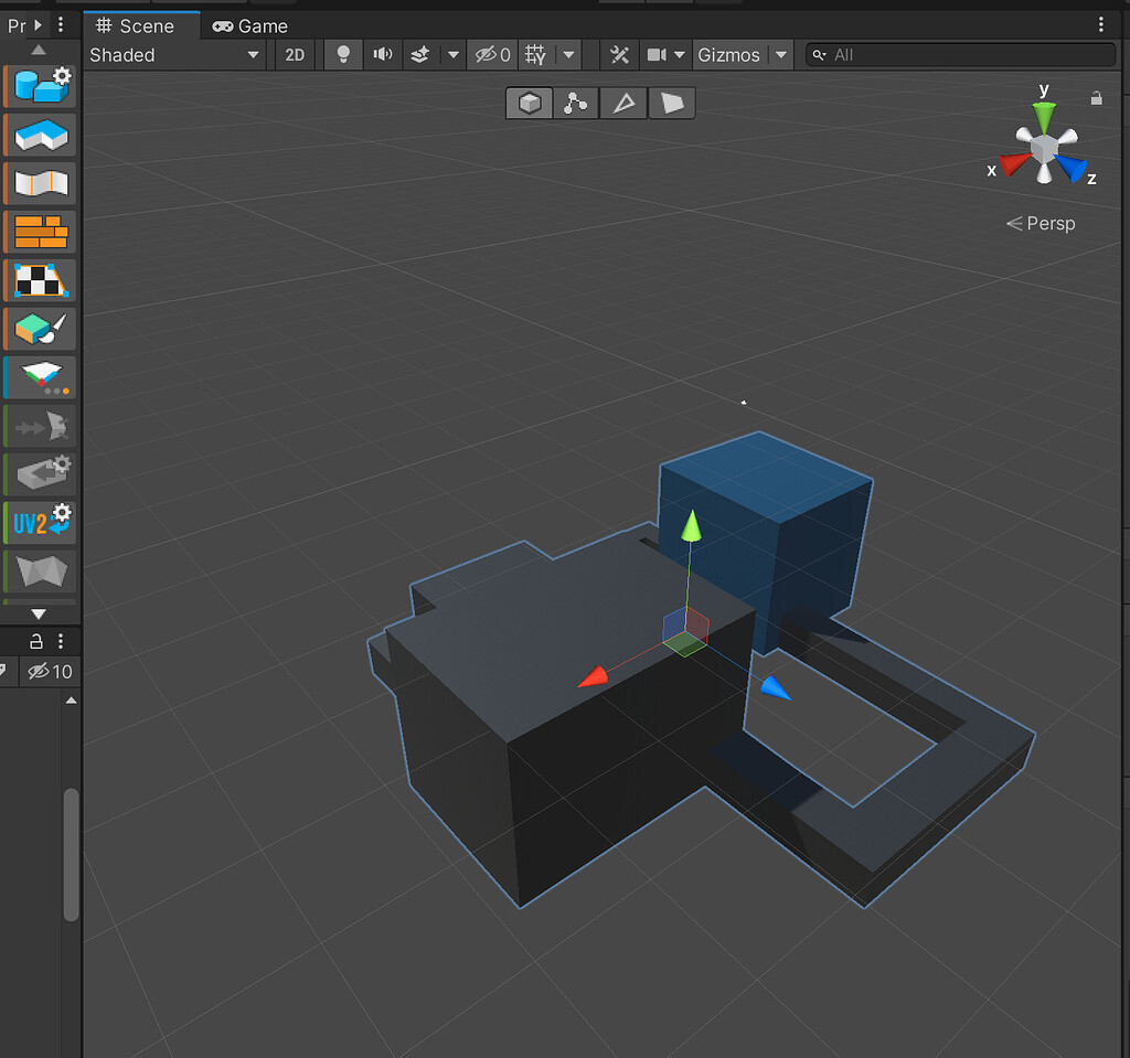 ProBuilder / Interior is not rendering - Unity Engine - Unity Discussions