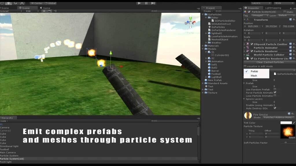 GO Particles - Emit prefabs as particles with collision, animation, etc.. - Community Showcases ...