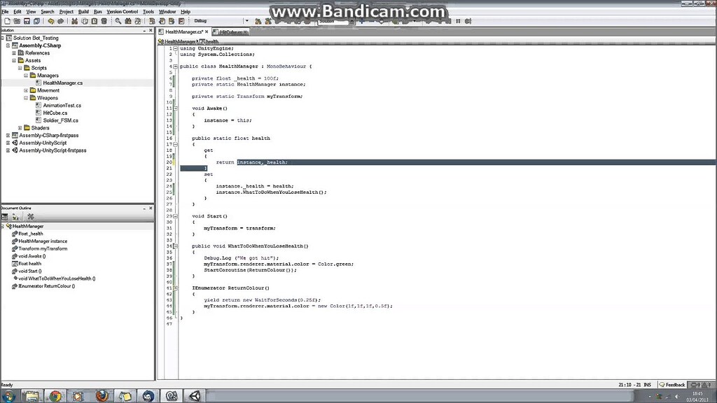 An easy way to deal out damage to a character - Unity Engine - Unity Discussions